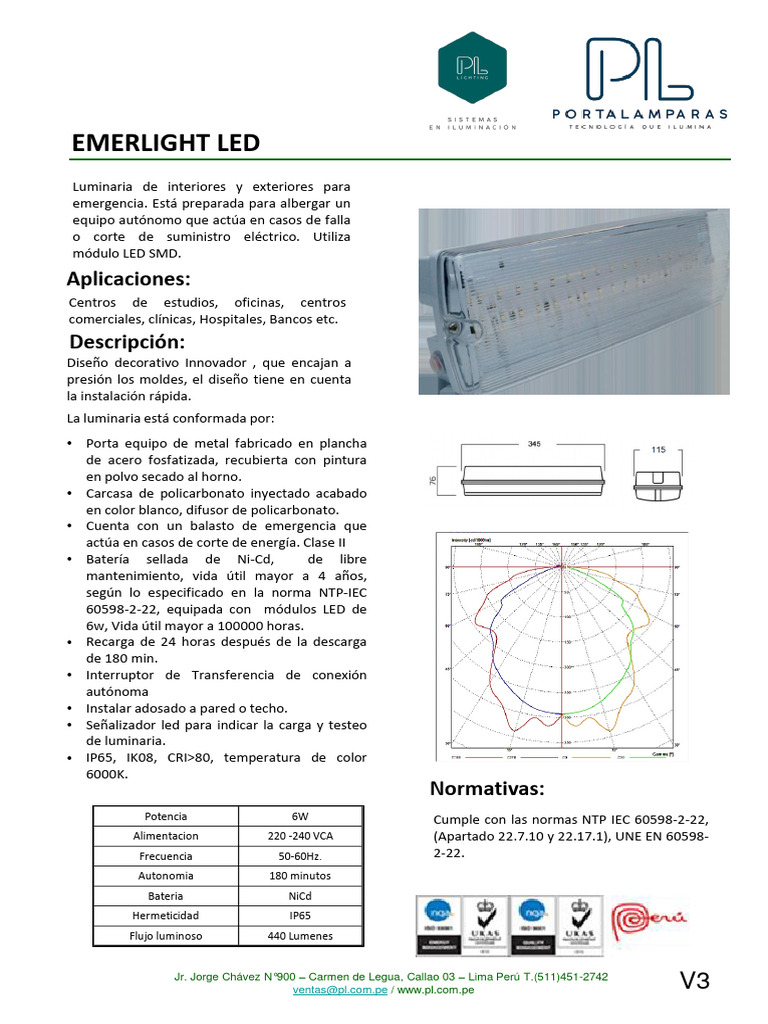 l1 - Emerlight Led v3 | PDF