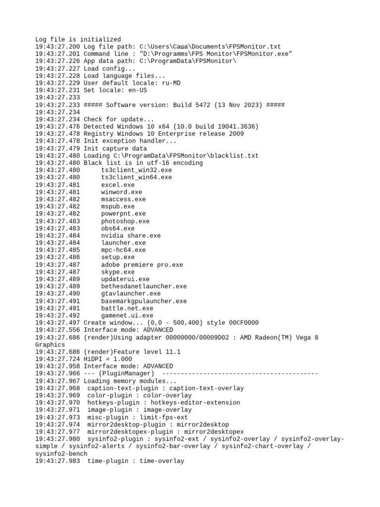 FPSMonitor | Download Free PDF | Graphics Processing Unit | X86 Architecture
