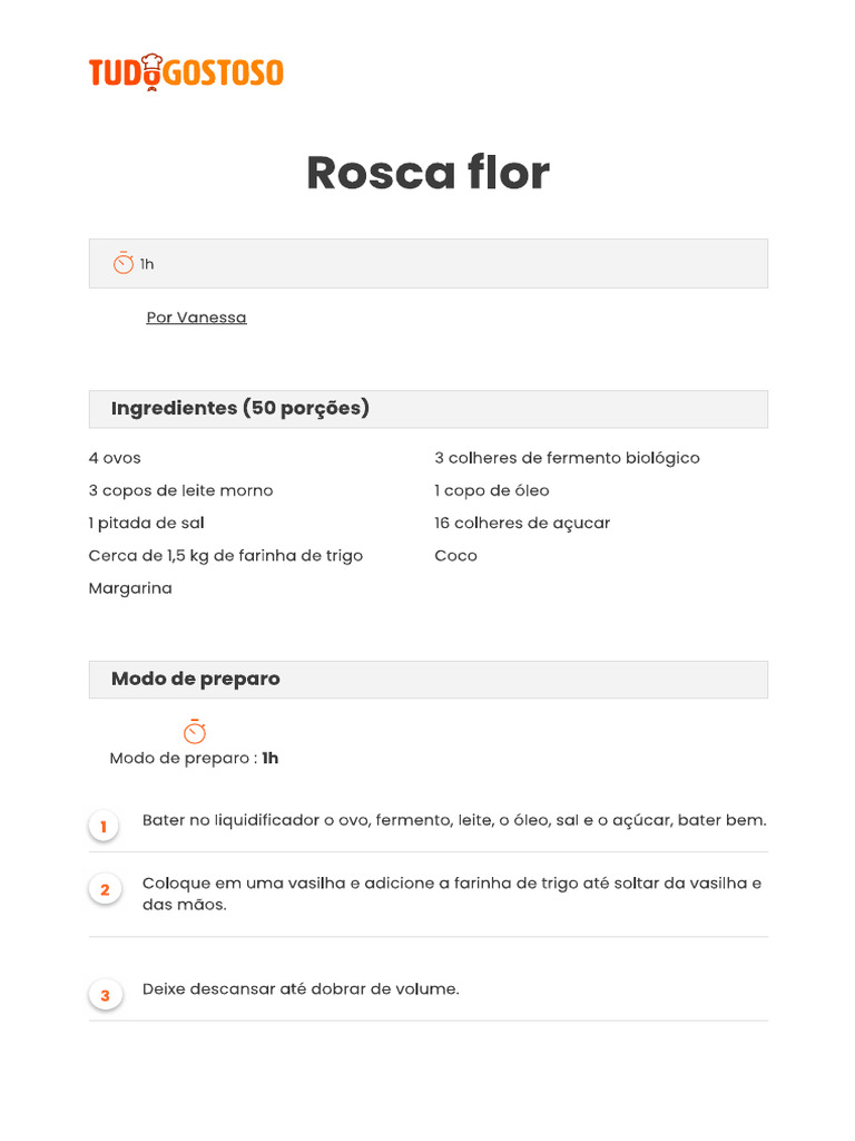Rosca Flor | PDF