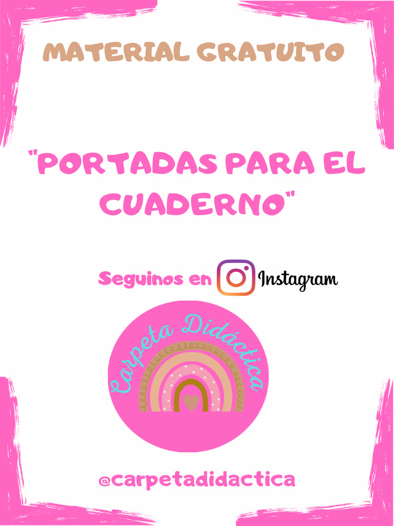 Portadas Cuadernos | PDF