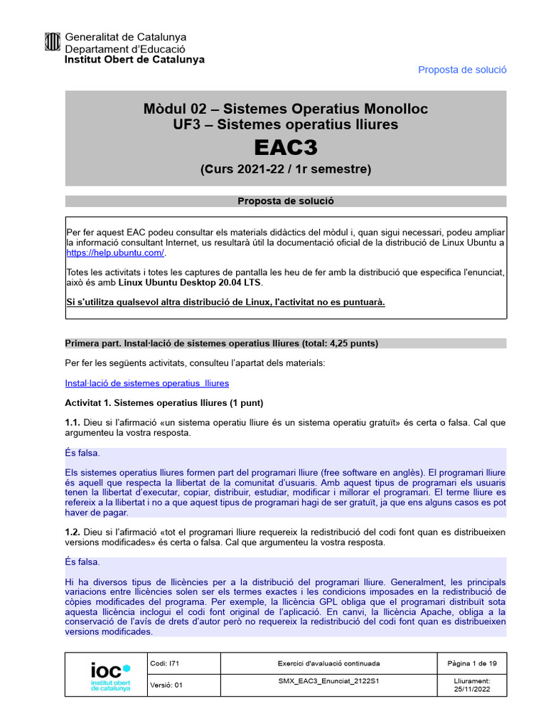 SMX M02 EAC3 Solucio 2122S1 | PDF