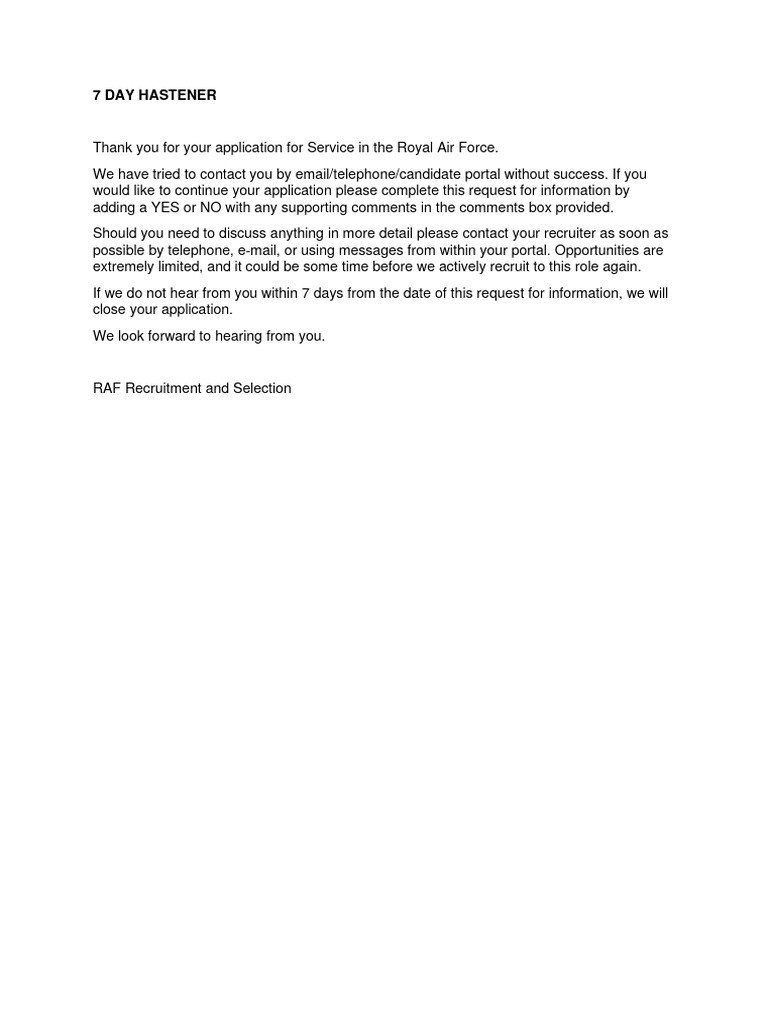 7 Day Hastener - DOC-47001 | PDF