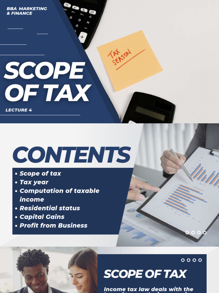 Lecture 4 Scope of Tax, Administration and Charge of Tax | PDF | Taxes | Income