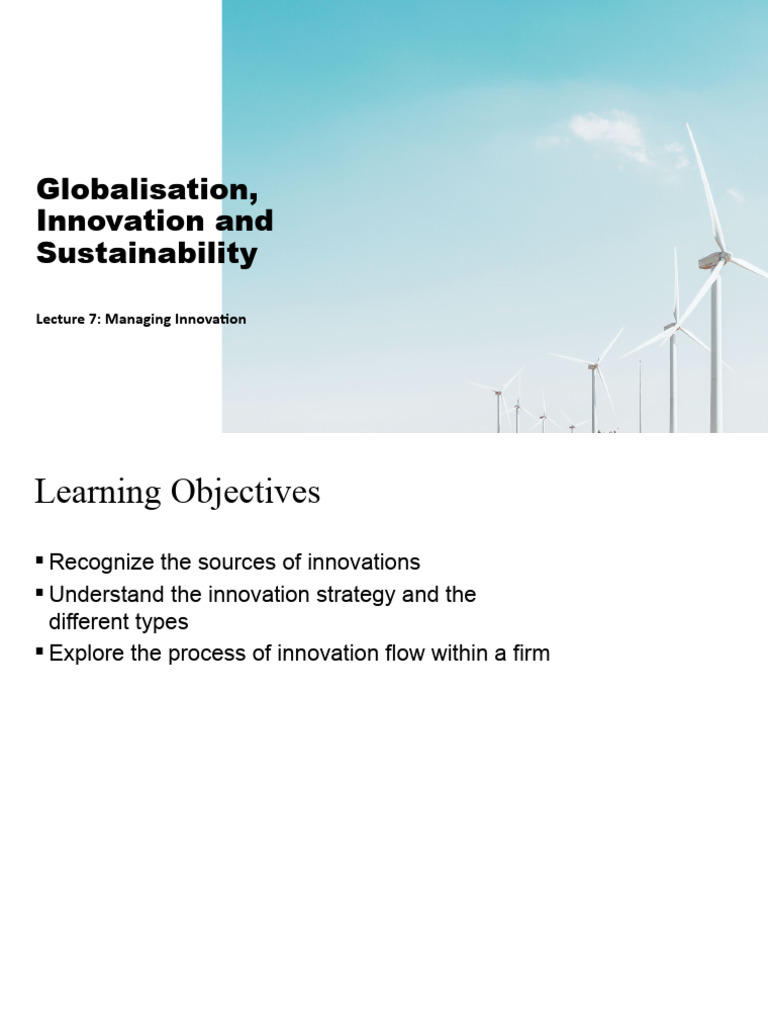 Lecture 7 (3) | PDF | Disruptive Innovation | Strategic Management