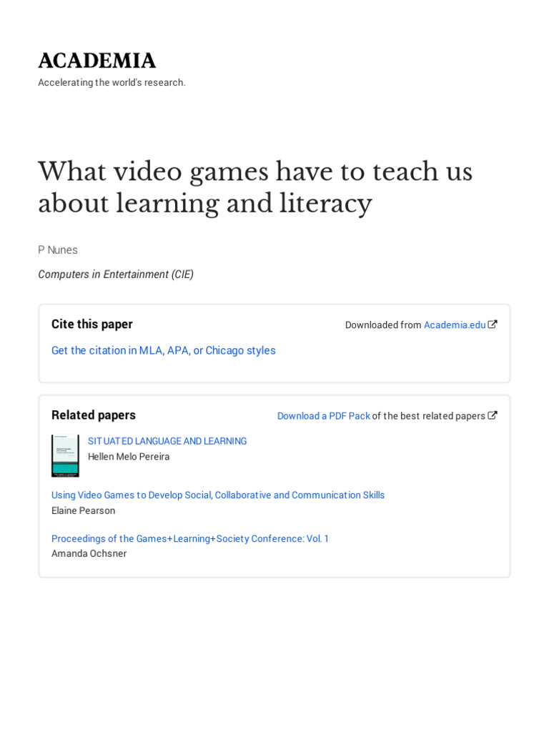 Gee J.P.-What Video Games Have To Teach Us About Learning and Literacy ...