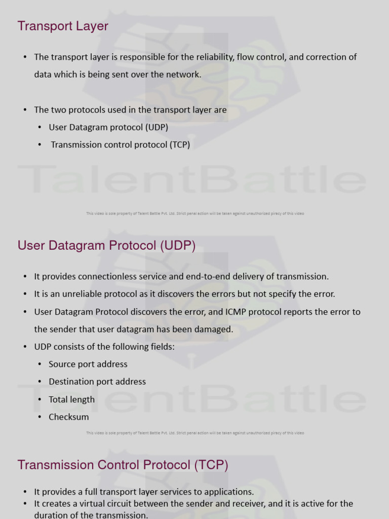 Tcp Model Part 2 Digital Transmission Pdf Transmission Control Protocol Telecommunications