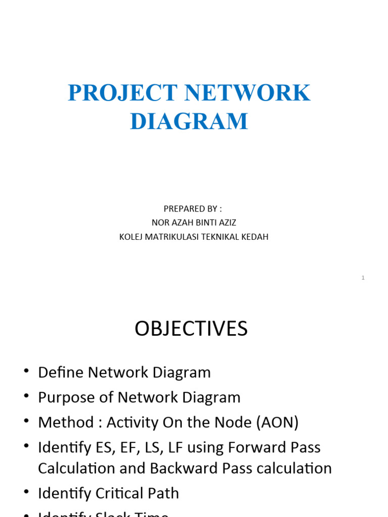 Project Network Diagram | PDF | Computing | Operations Research