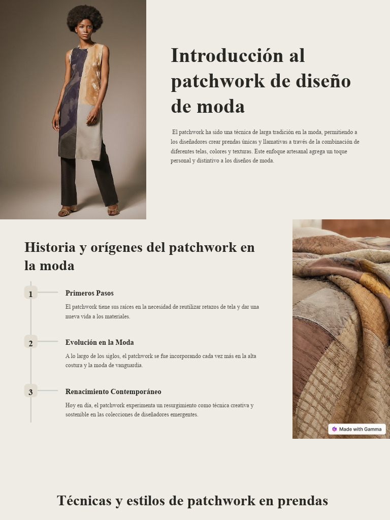Introduccion Al Patchwork de Diseno de Moda | PDF | Moda | Ropa
