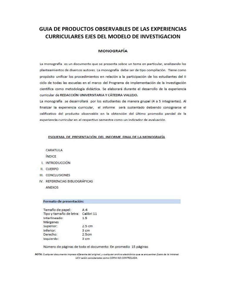 MONOGRAFIA_GUIA UCV | PDF MONOGRAFIA_GUIA UCV | PDF