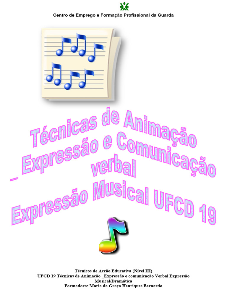 Exp Musical e Dramatica | PDF | Som | Comunicação