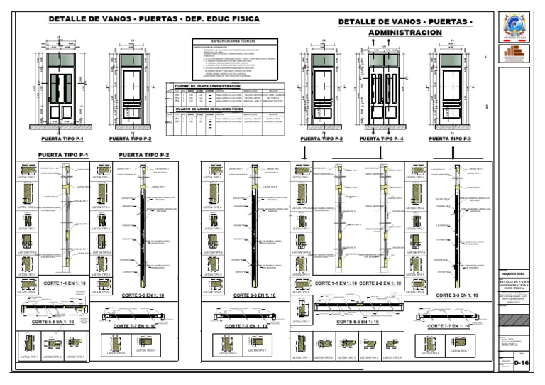 Deta Puertas Mod Fis. y Adm. | PDF