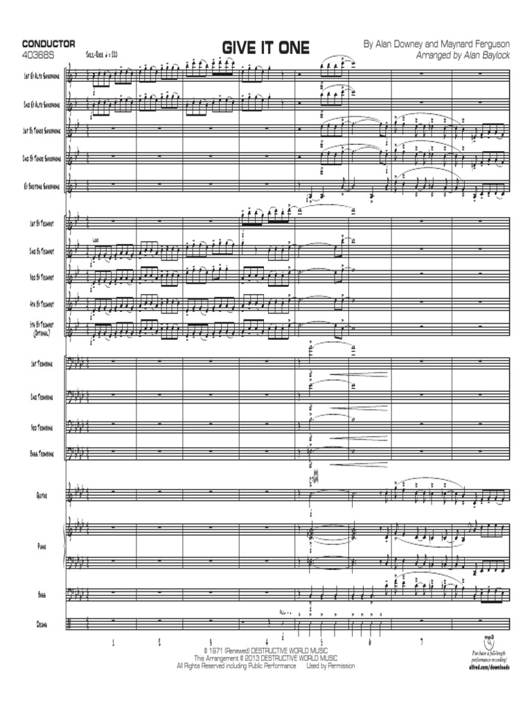 Baylock, Alan - Give It One (FS) (FERGUSON) | PDF