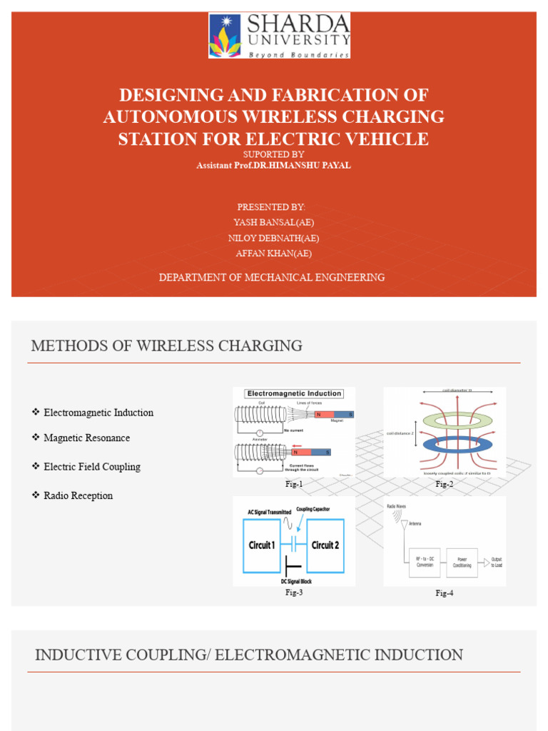 Designing and Fabrication of Autonomous Wireless Charging Station | PDF | Inductor ...
