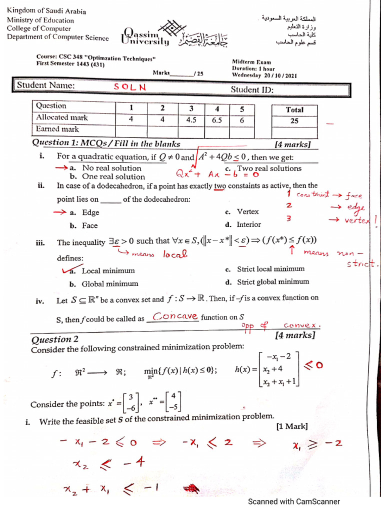 Mid Solution 431 | PDF