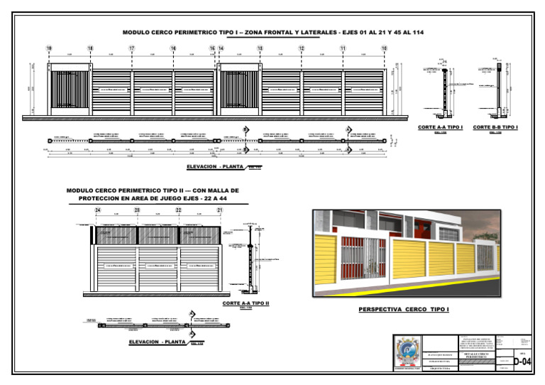 Detalle Cerco Perimet. | PDF