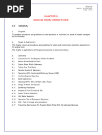 Engine Room Procedures and Checklists | PDF | Piston | Fuel Oil