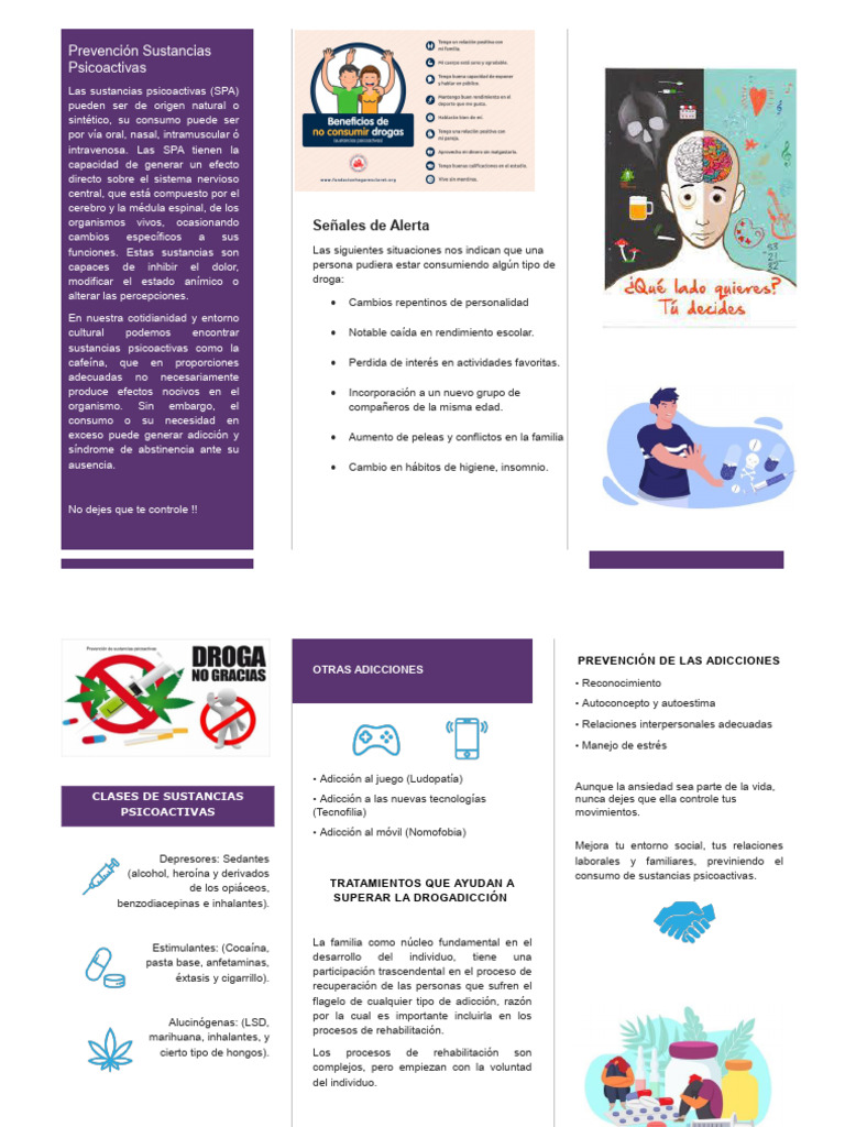 Prevención Sustancias Psicoactivas | PDF | Drogas Psicoactivas | Medicina CLINICA