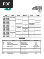Horarios Psicología UAM 170 | PDF