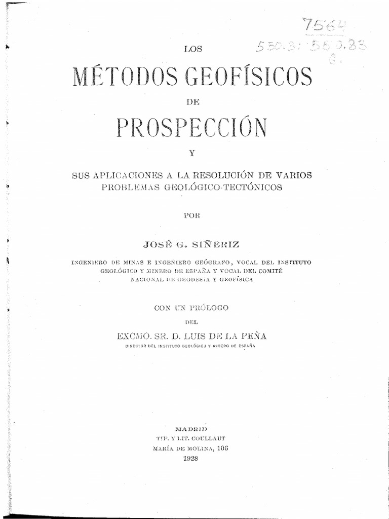 Metodos Geofisicos y Prospecciones | PDF | Masa | Gravedad