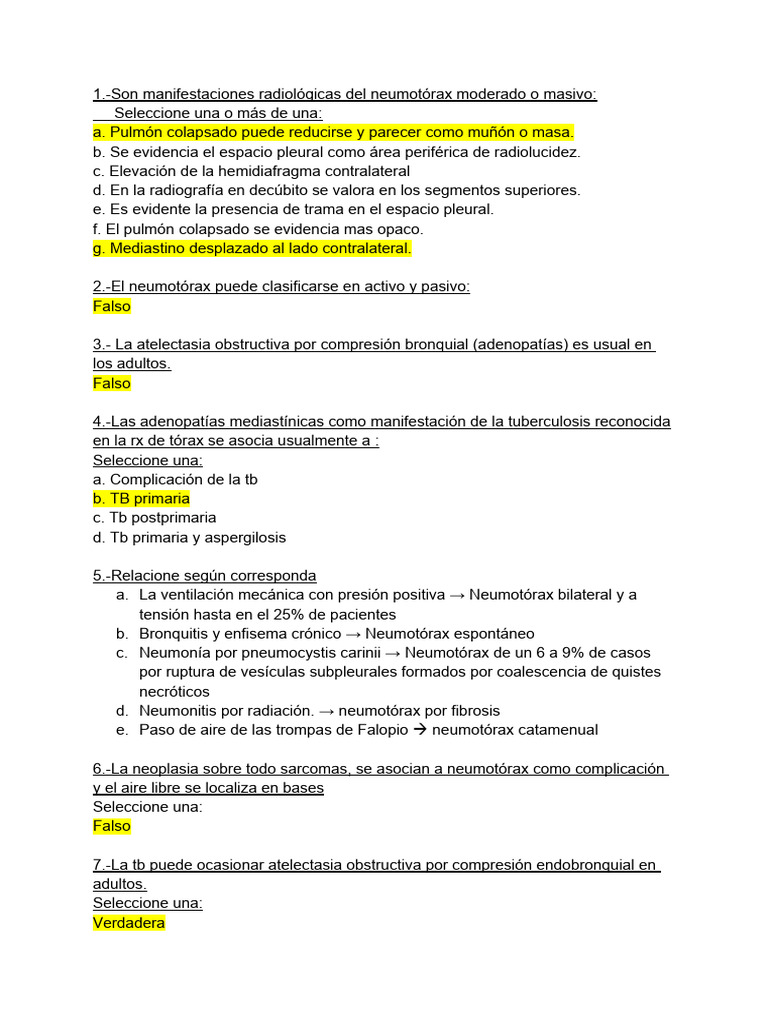 Síntomas de pinzamiento costofrénico | PDF | Pulmón | Aorta