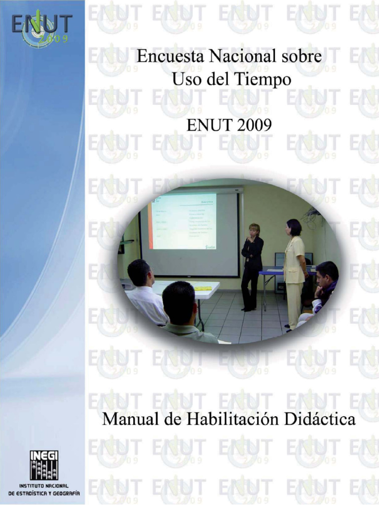 Manual de Capacitación para ENUT 2009 | PDF | Aprendizaje | Comunicación