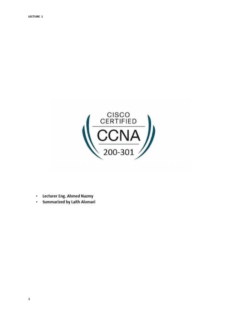 CCNA | PDF