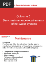 HSG274 Part 2 - Table 2.1 - Checklist For Hot and Cold Water Systems 0 ...