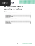 ACCA Code of Ethics Overview | PDF | Accountant | Confidentiality