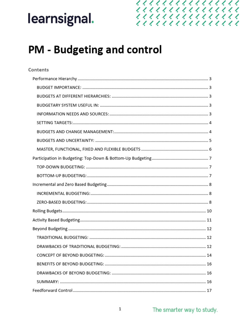 PM-M5 Edited | PDF | Budget | Risk