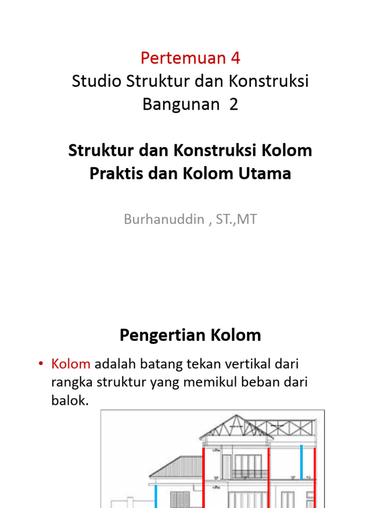 Pertemuan 4 - Kolom Praktis Dan Kolom Utama | PDF