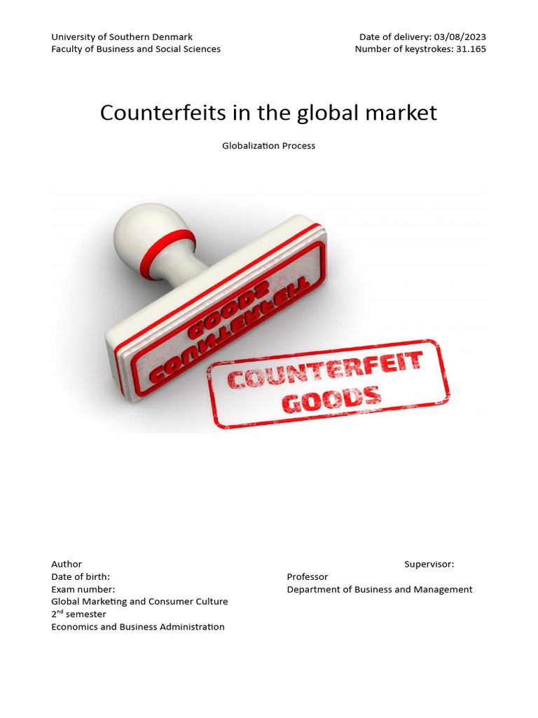 Globalization Process Assignment | PDF | Counterfeit | Brand