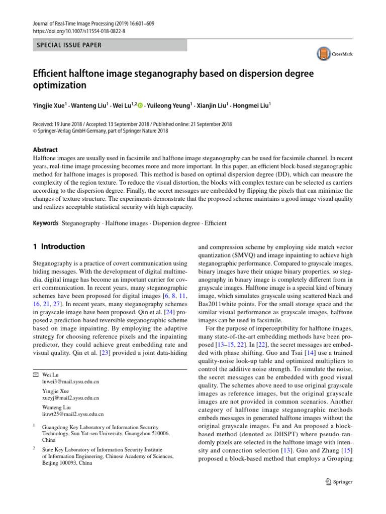Halftone Image Steganography Guide | PDF | Imaging | Multidimensional Signal Processing