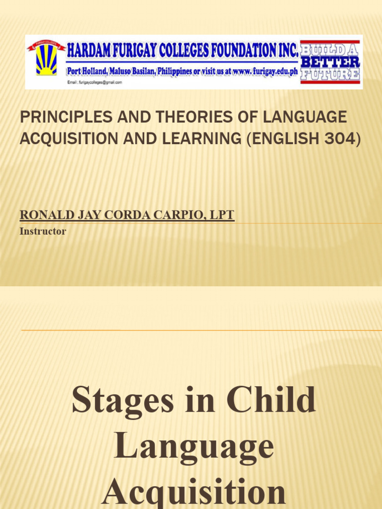 Bsed 1 - Eng. 304 Language | PDF | Language Acquisition | Second Language Acquisition