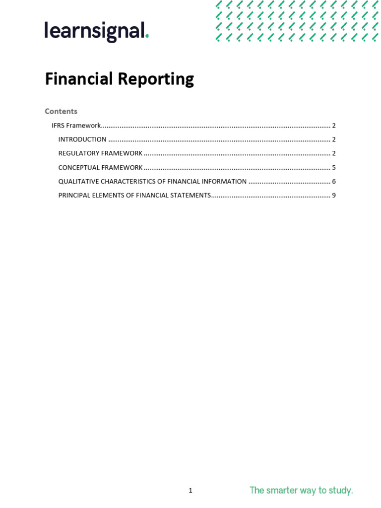 Financial Reporting | PDF | International Financial Reporting Standards ...