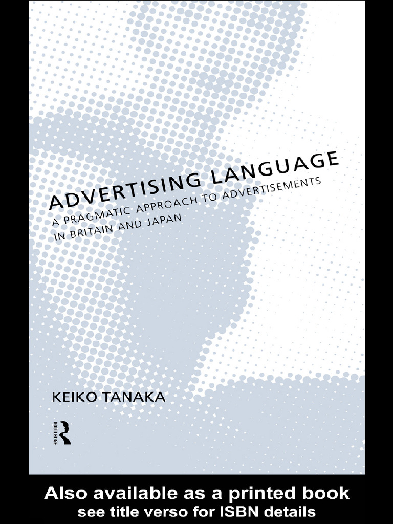 Advertising Language BOOK | PDF | Relevance | Information
