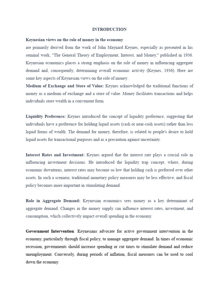 Keynesian and Monetarist | PDF | Monetarism | Keynesian Economics