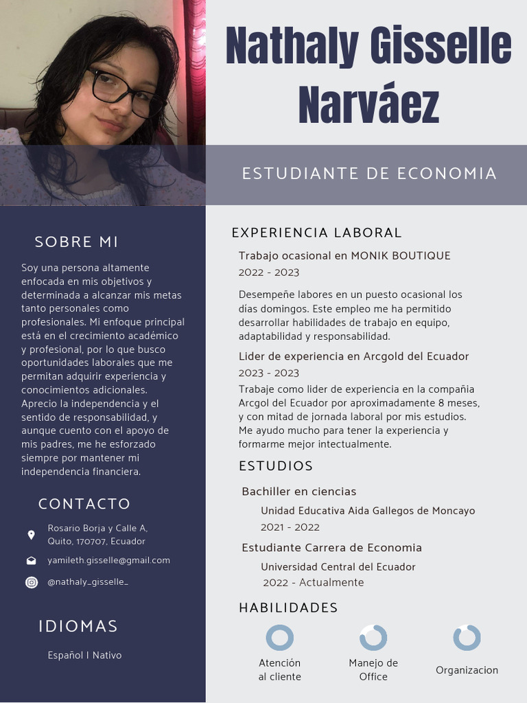 Cv- Narvaez Saquipulla Nathaly Giselle (1) (1) | PDF