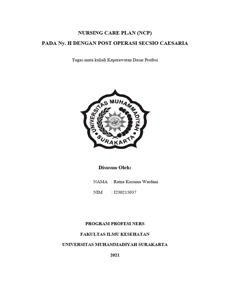 Revisi Tugas KDP NCP Resiko Infeksi Ratna | PDF