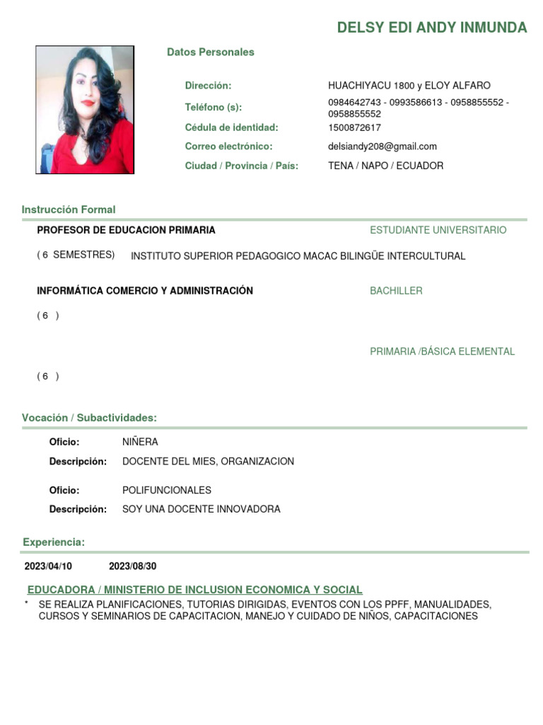 PDF Unido Delsy | PDF | Educación más alta | Educación primaria