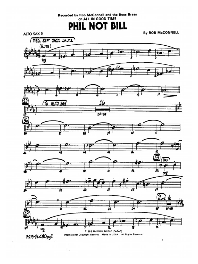 Phil Not Bill - Flute 2 - Mary | PDF