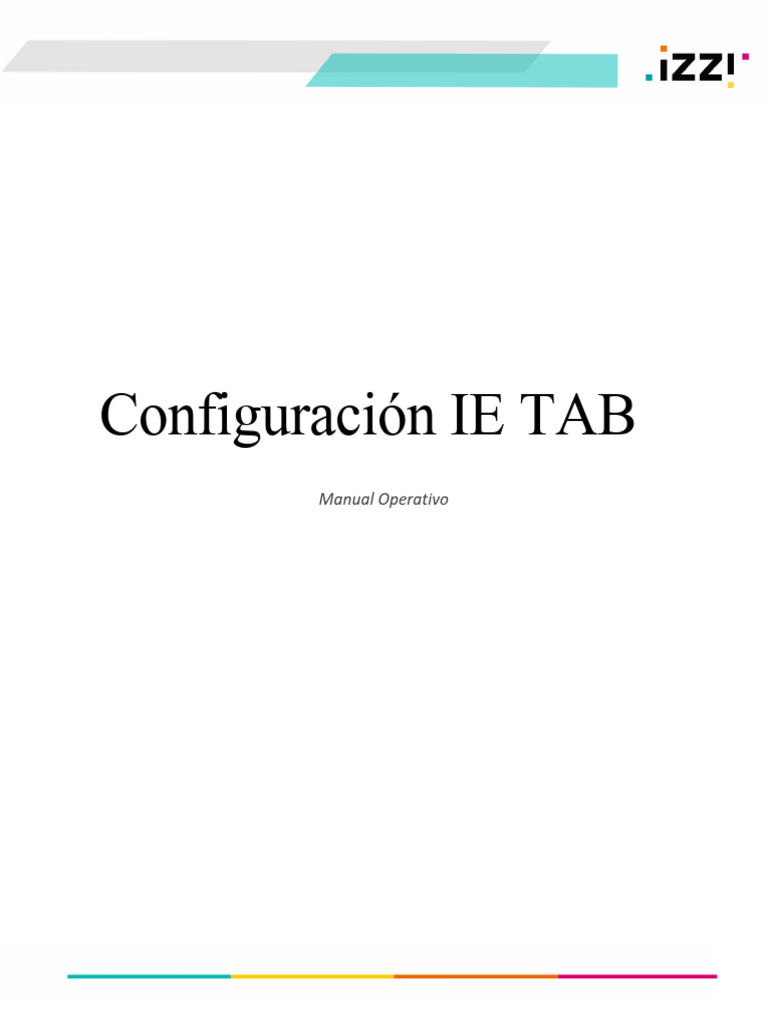 Configuracion de IE TAB | PDF | Software | Informática
