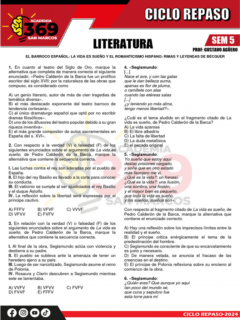 Semana 5 Literatura 1 | PDF | Libros para adolescentes