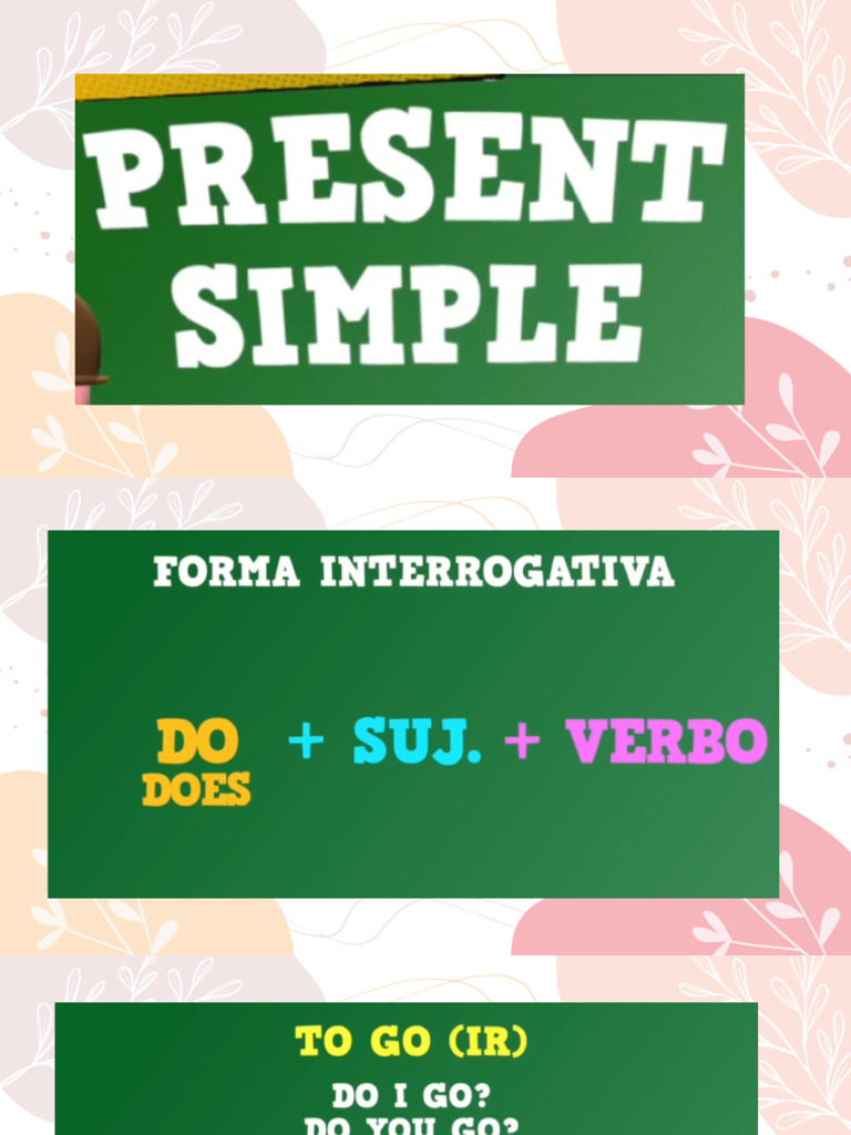 Present Simple Interrogative Form 6th Class G2 | PDF