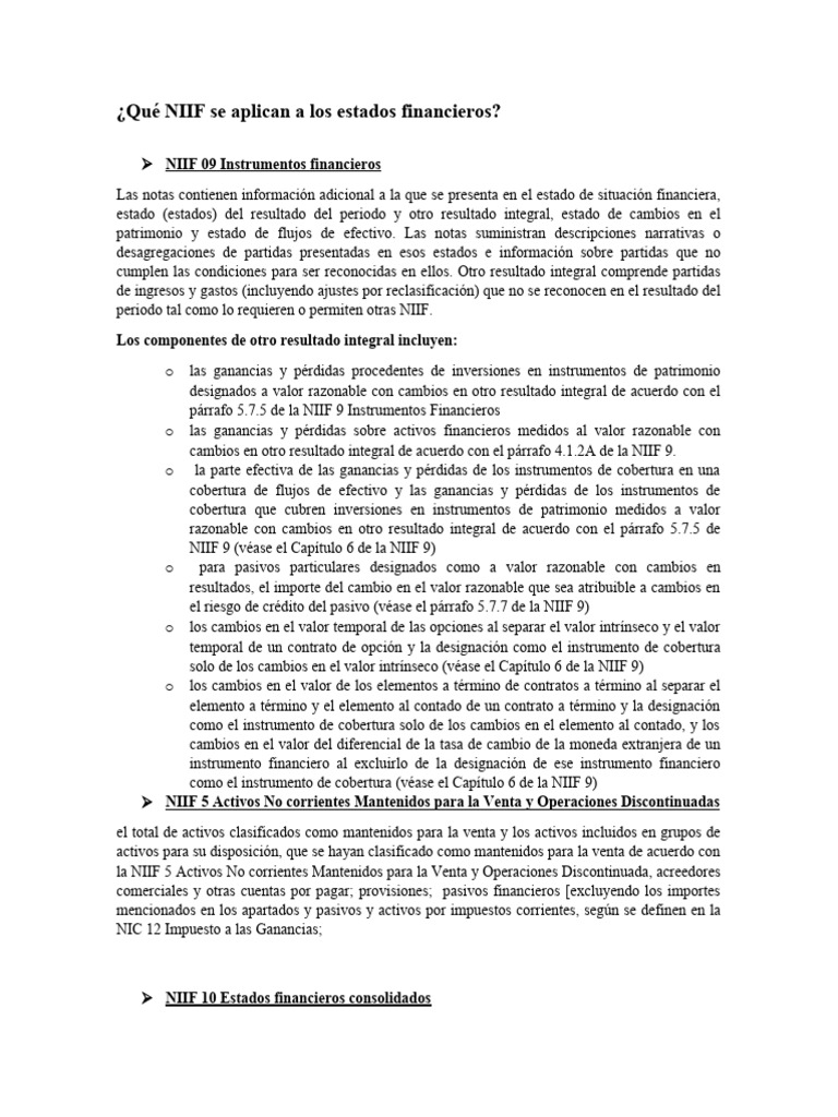Niff en Ef | PDF | normas internacionales de INFORMACION FINANCIERA ...