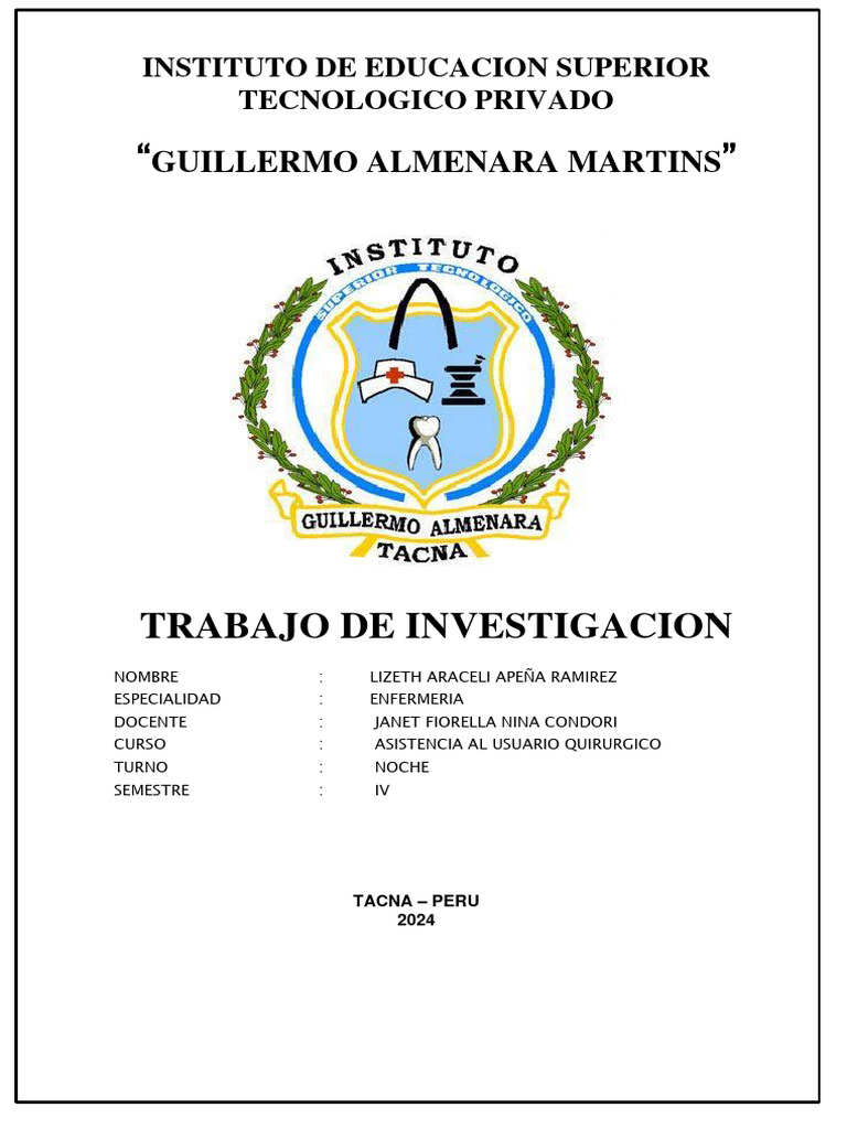 Asistente Quirurgico | PDF | Enfermería | Anestesia