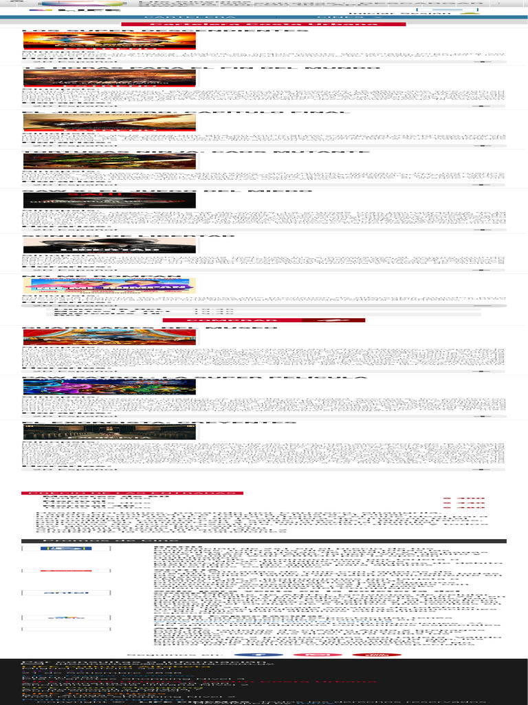 Cartelera de Cine - Costa Urbana Shopping 2 | PDF | Tarjeta de débito