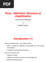 Structure et classification des virus | PDF | Virus | Sciences de la vie