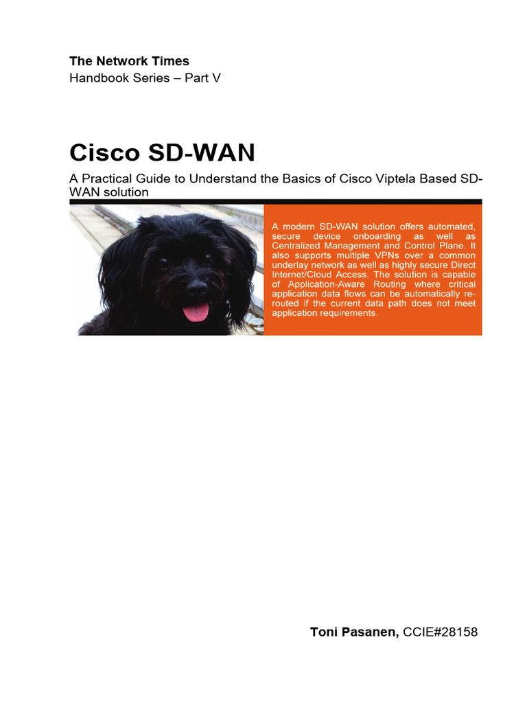Toni Pasanen - Cisco SD-WAN Toni Pasanen (2021) | PDF | Virtual Private ...