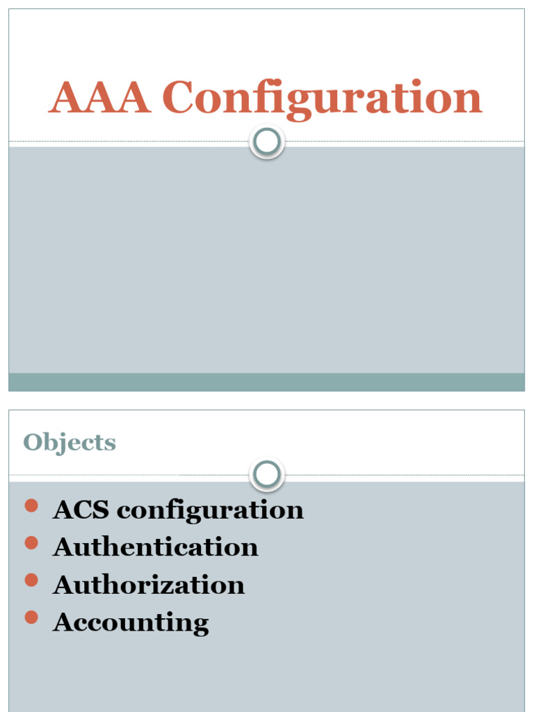 AAA Configuration | PDF | Wide Area Network | Computing
