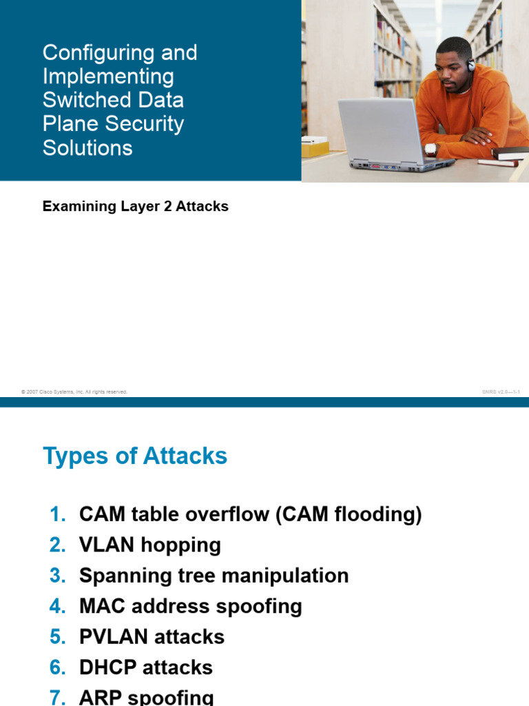SECS01L02 - Examining Layer 2 Attacks | PDF | Internet Architecture | Communications Protocols